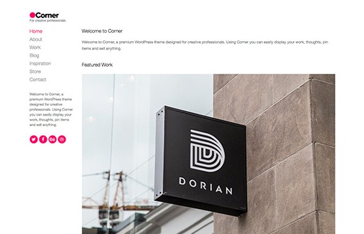 CSS Igniter Corner WordPress Theme 2.1 - Club WPress