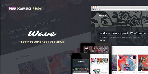 Télécharger Wave – WordPress Theme for Artists version 10.0.1