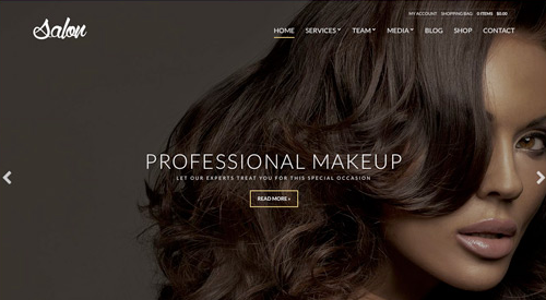 CSS Igniter Salon WordPress Theme 1.6 - Club WPress