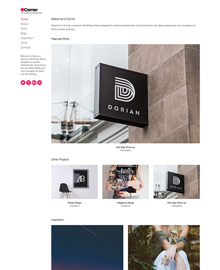 Download CSSIgniter – Corner version 3.1.4