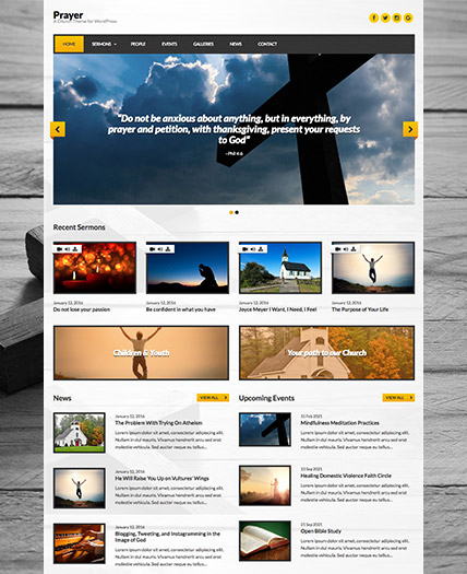Télécharger CSSIgniter – Prayer version 2.1.1