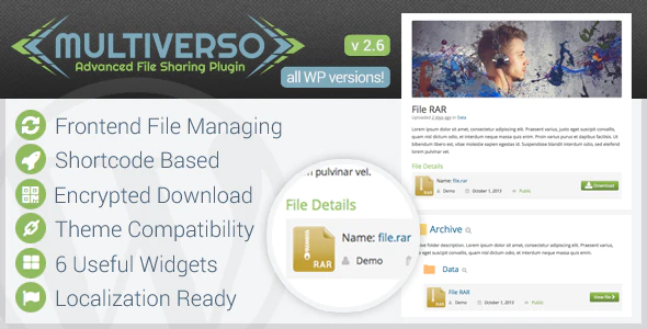 Télécharger Multiverso – Advanced File Sharing Plugin version 2.6