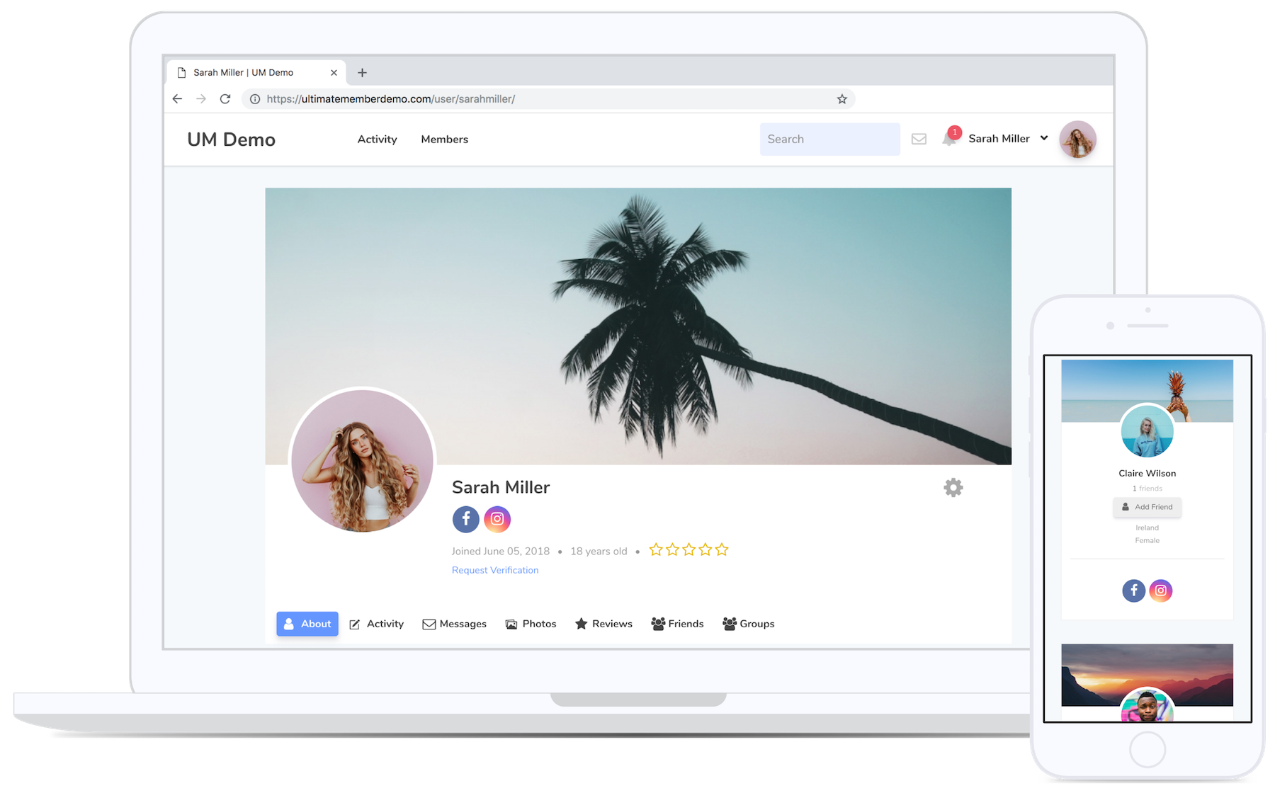 Télécharger UM Theme / Ultimate Member Theme version 1.35