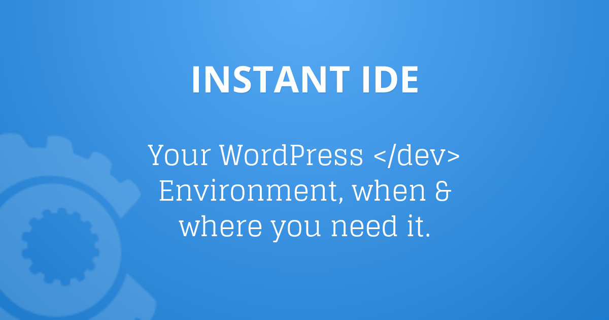 Download Instant IDE Manager version 1.8.3