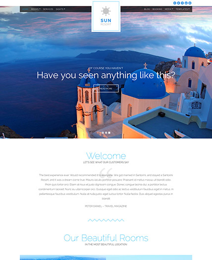 Télécharger CSSIgniter – Sun Resort version 1.7.2