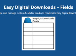 Easy Digital Downloads – Fields 1.1.0 - Club WPress