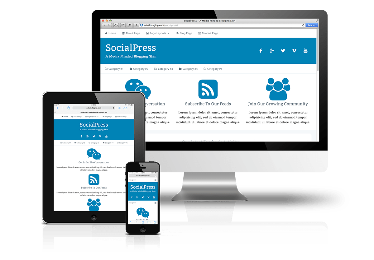 Download Dynamik Skin SocialPress version 1.0