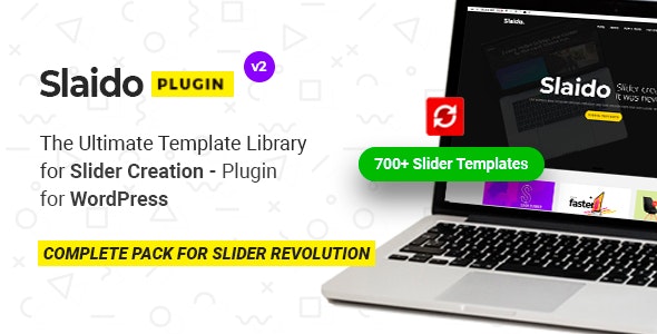 Download Slaido – Template Pack for Slider Revolution WordPress Plugin version 2.0.5
