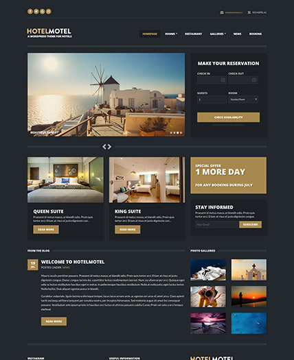 Télécharger CSSIgniter – HotelMotel version 1.9.1