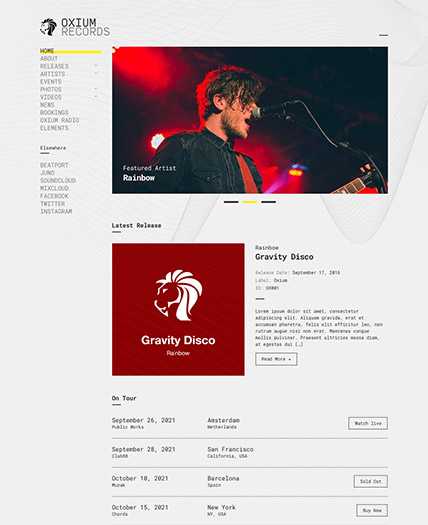 Télécharger CSSIgniter – Oxium version 1.3.4