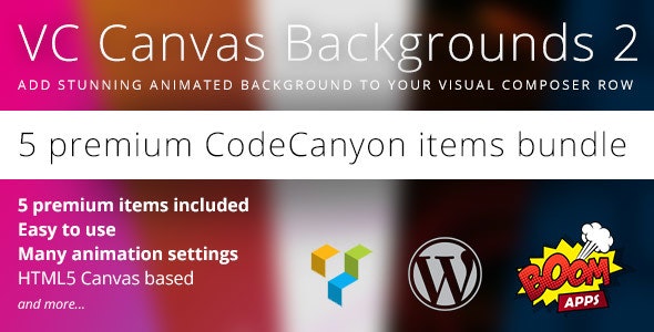 Download Canvas Backgrounds Bundle 2 – Visual Composer version 1.0.0