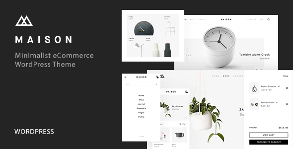 Télécharger Maison – minimalist eCommerce WordPress Theme version 1.37
