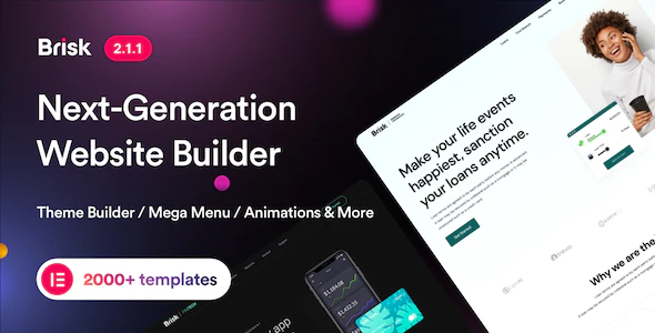 Télécharger Brisk – Multi-Purpose Elementor WordPress Theme version 6.1.3