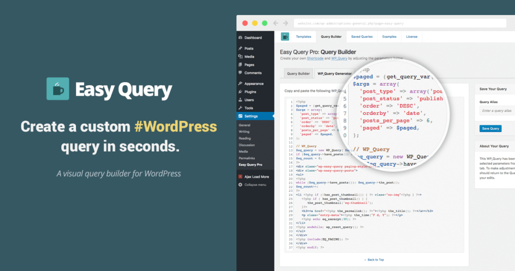 Download Easy Query Pro – A Visual Query Builder for WordPress version ...