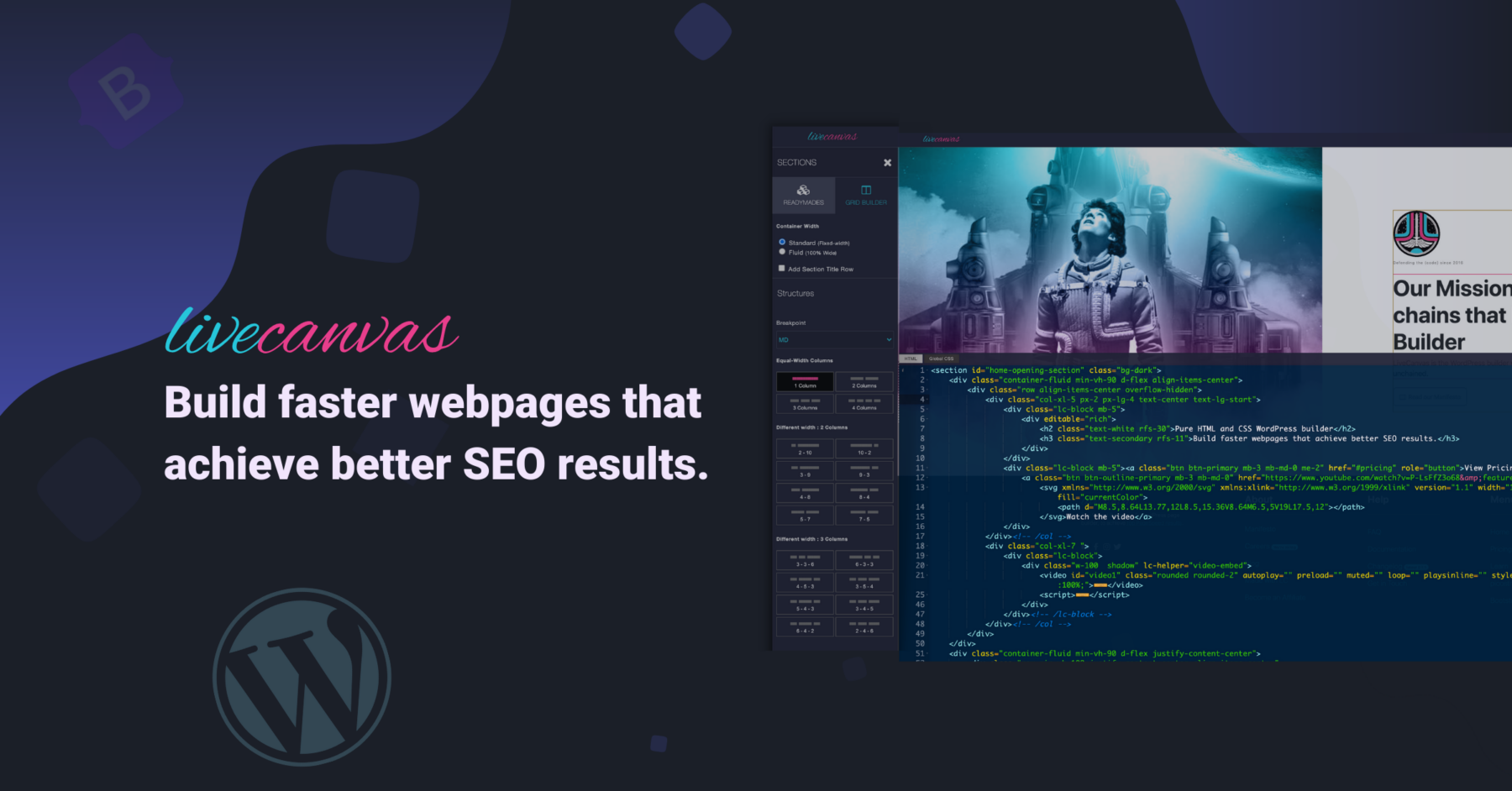 Télécharger LiveCanvas – Bootstrap 5 WordPress Page Builder for Web ...