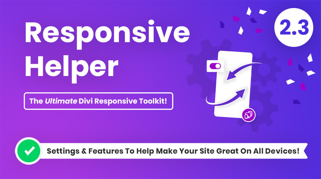 Télécharger Divi Responsive Helper version 2.2.4