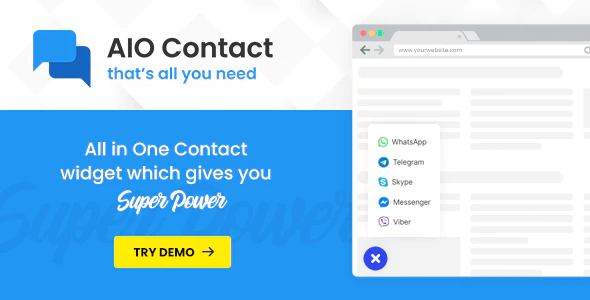 Download AIO Contact – All in One Contact Widget – Support Button version 3.0.1