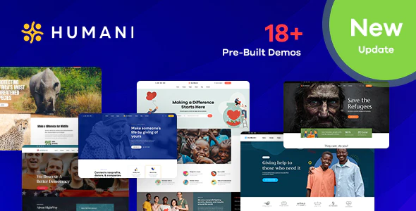 Télécharger Humani – Nonprofit & Charity WordPress Theme version 1.0.1