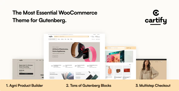 Download Cartify – WooCommerce Gutenberg WordPress Theme version 1.3