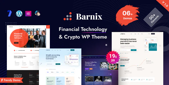 Télécharger Barnix – Finance Consulting WordPress Theme version 1.0.1