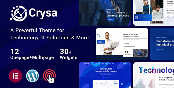 Télécharger Crysa – IT Solutions WordPress Theme version 2.1.0