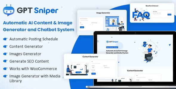 Télécharger GPT Sniper – Automatic AI Content Generator and Chatbot WordPress Plugin version 1.0.0