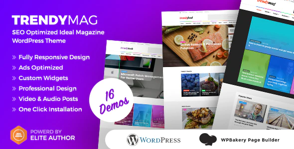 Télécharger TrendyMag – WordPress News Magazine & Blog Theme version 1.3