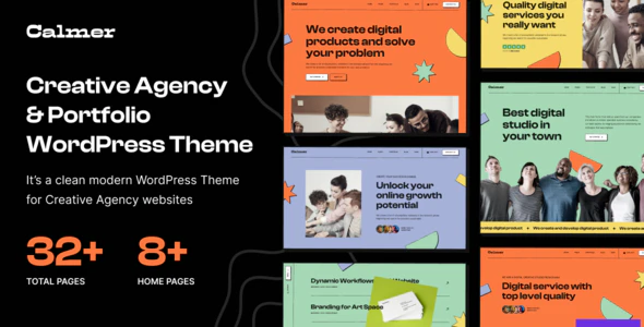 Download Calmer – Creative Portfolio and Agency WordPress Theme version 1.0.4