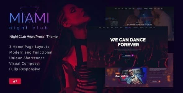 Download Miami – Night Club WordPress Theme version 1.3.9
