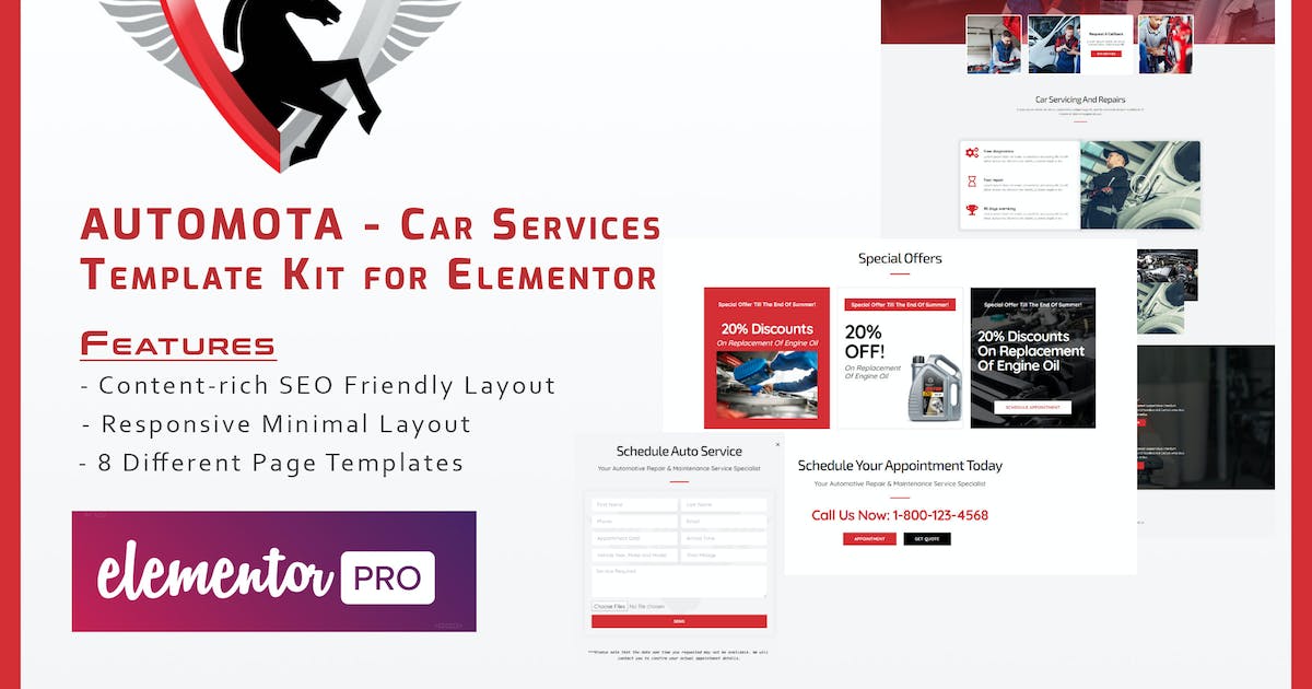 Télécharger Automota – Car Repair Services Template Kit version 1.0.0