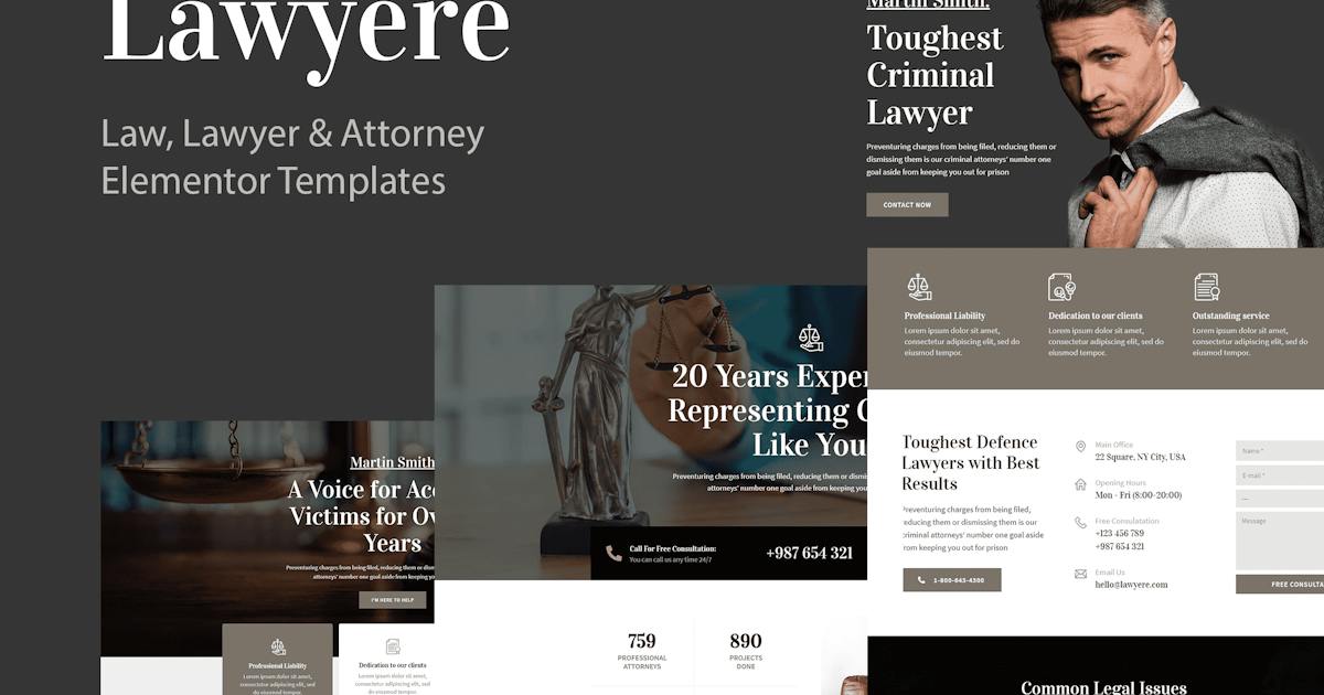 Download Lawyere – Legal & Attorney Template Kit version 1.0.3