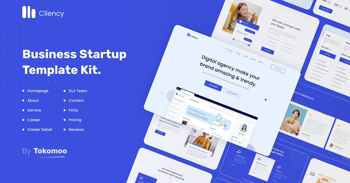 Download Clientcy | Business & Startup Elementor Template Kit version 1.0.2
