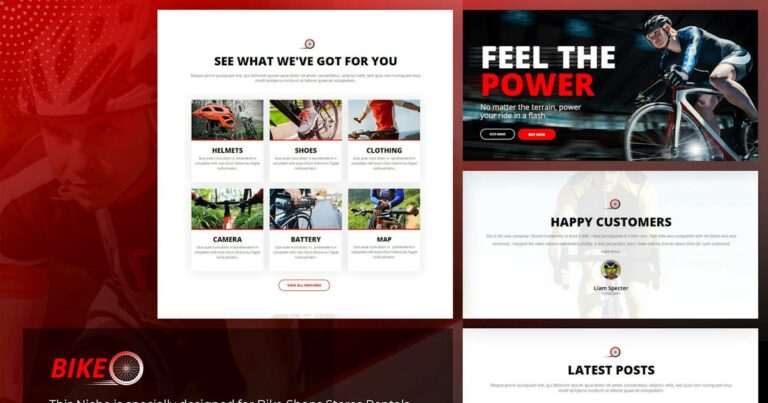 Télécharger Bikeo – Cycling Template Kit version 1.1.1