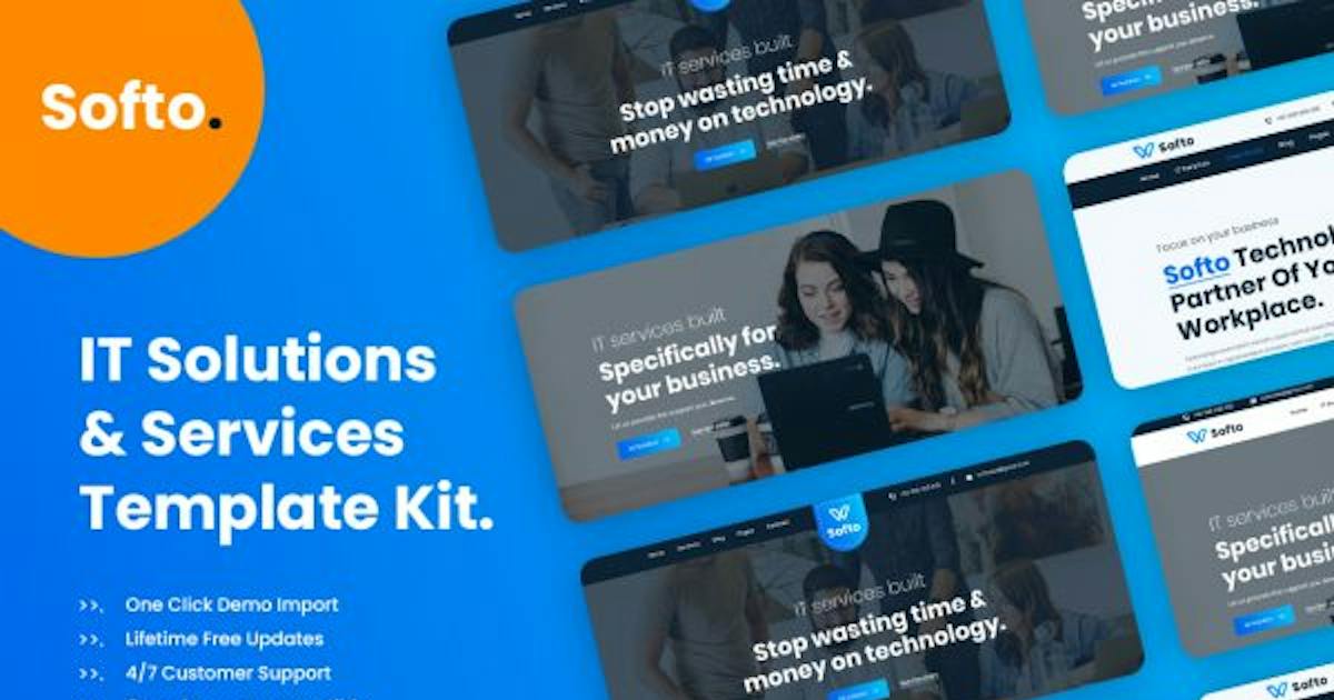 Download Softo Template Kit for IT Solutions and Services Company ...