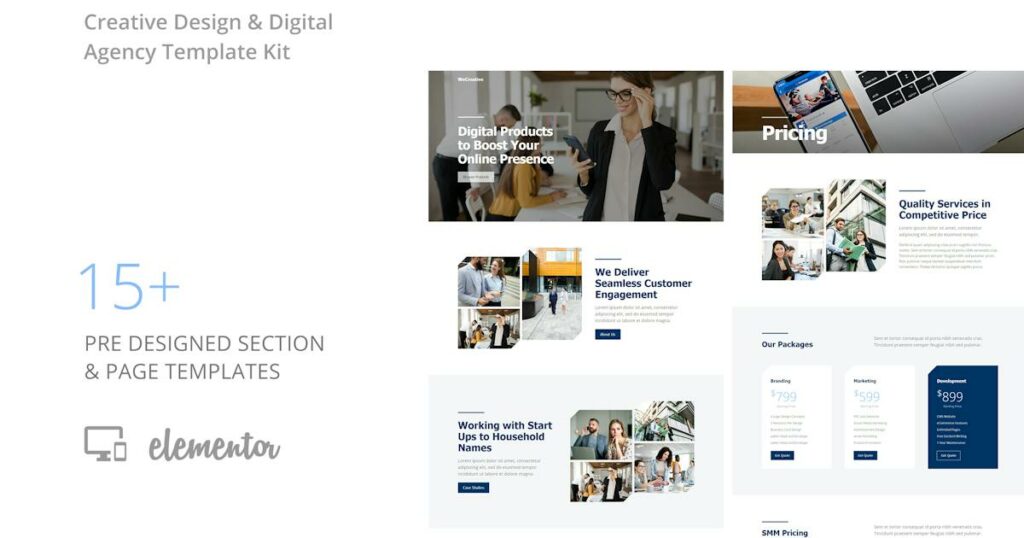 Télécharger WeCreative – Digital Agency Template Kit version 1.1.0