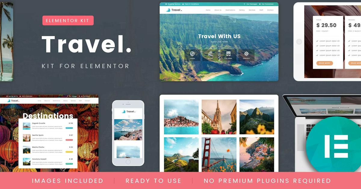 Download TravelTour – Travel & Booking Template Kit version 1.0.0