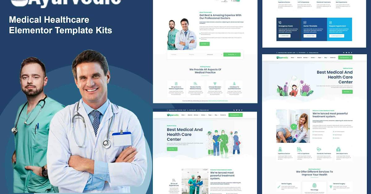 Download Ayurvedic – Medical Healthcare Elementor Template Kits version ...