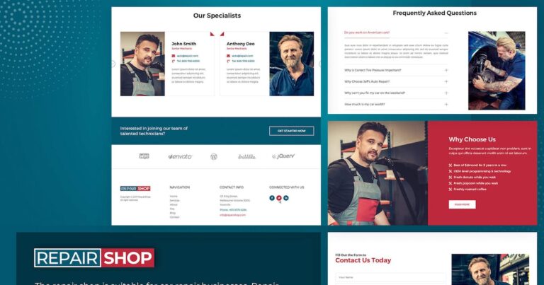 Télécharger RepairShop – Template Kit version 1.0.4