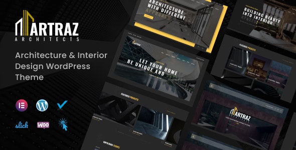 Download Artraz – Architecture and Interior Design WordPress Theme version 1.0.0