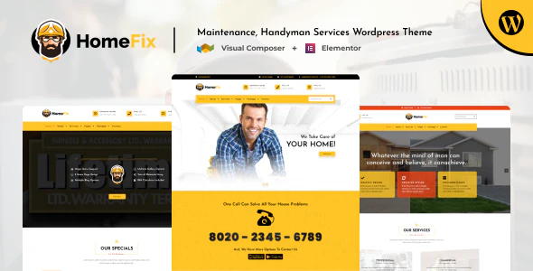 Download Home Fix – Maintenance, Handyman Services WordPress Theme version 2.9.0
