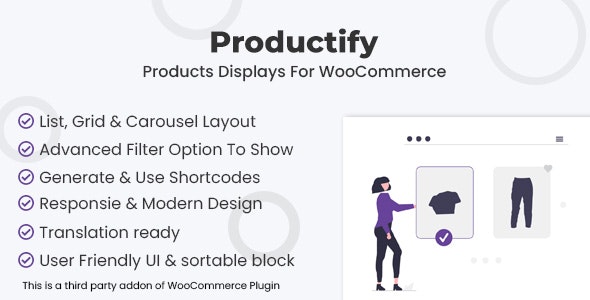 Download Productify – Products Displays For WooCommerce version 1.1.3