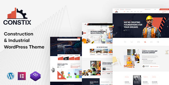 Télécharger Constix – Construction Factory & Industrial WordPress Theme version 1.1.2