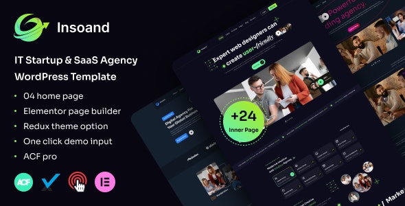 Download Insoand – IT Startup & SaaS Agency WordPress Theme version 1.0.0