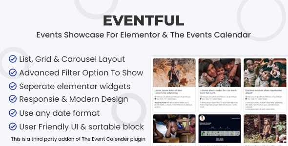 Download Eventful Pro For Elementor – Events Showcase For Elementor And The Events Calendar ...