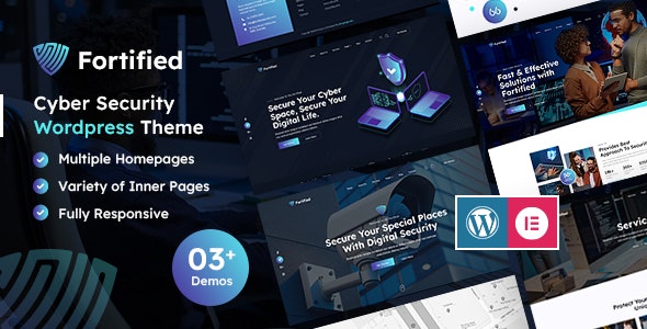 Download Fortified – IT & Cyber Security WordPress Theme version 1.0.0