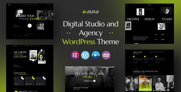 Download Auxa – Digital Studio & Agency WordPress Theme version 1.0.0