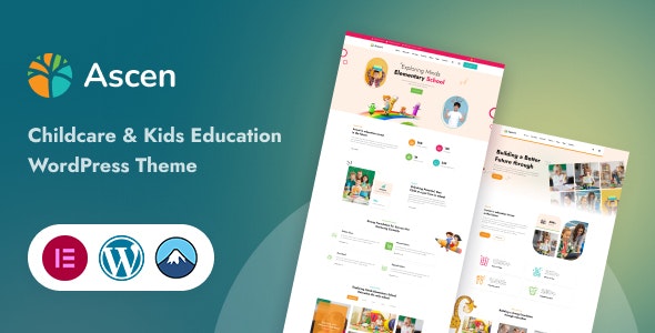 Télécharger Ascen – Childcare & Kids Education WordPress Theme version 1.3