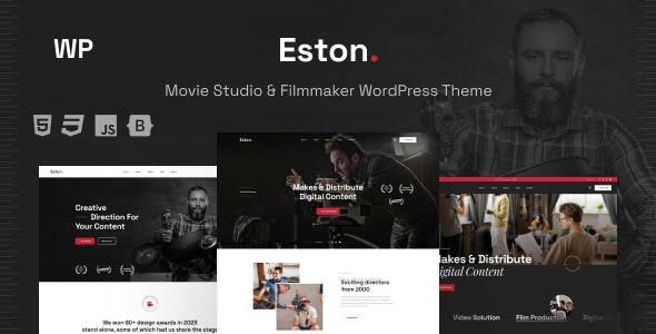 Download Eston – Movie Studio & Filmmaker WordPress Theme version 1.0.0