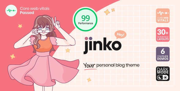 Download Jinko – Your Personal Blog Theme version 1.1.7