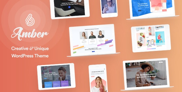 Download Amber Six – Creative & Multipurpose WordPress Theme version 1.26